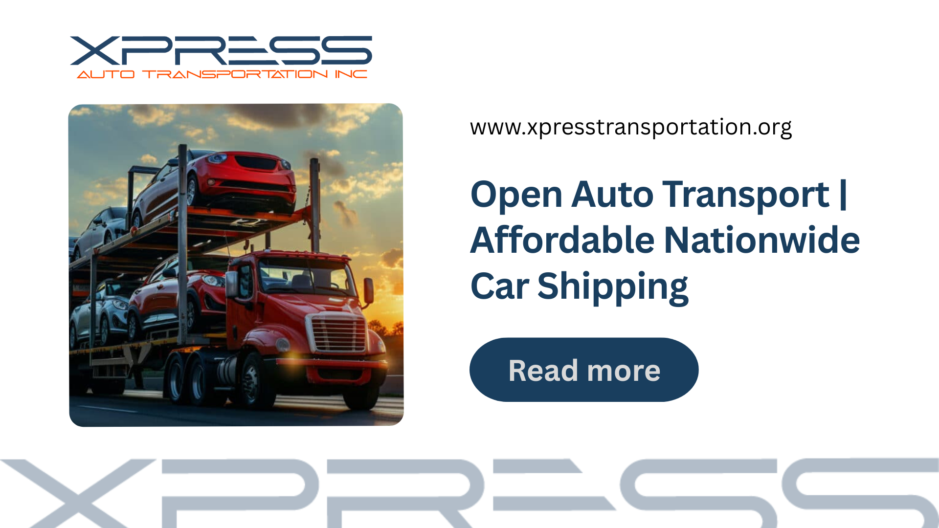Open Auto Transport | Affordable Nationwide Car Shipping