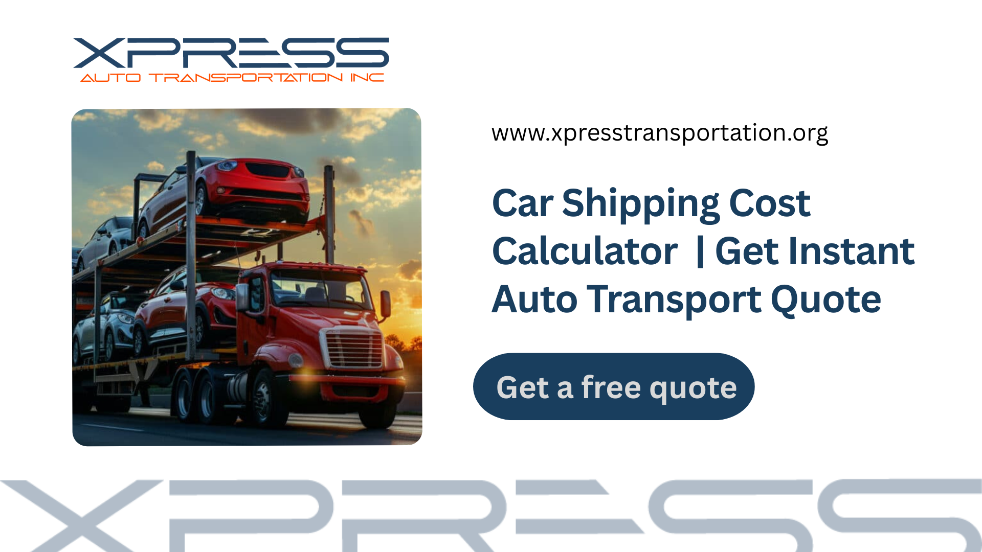 Car Shipping Cost Calculator | Get Instant Auto Transport Quote